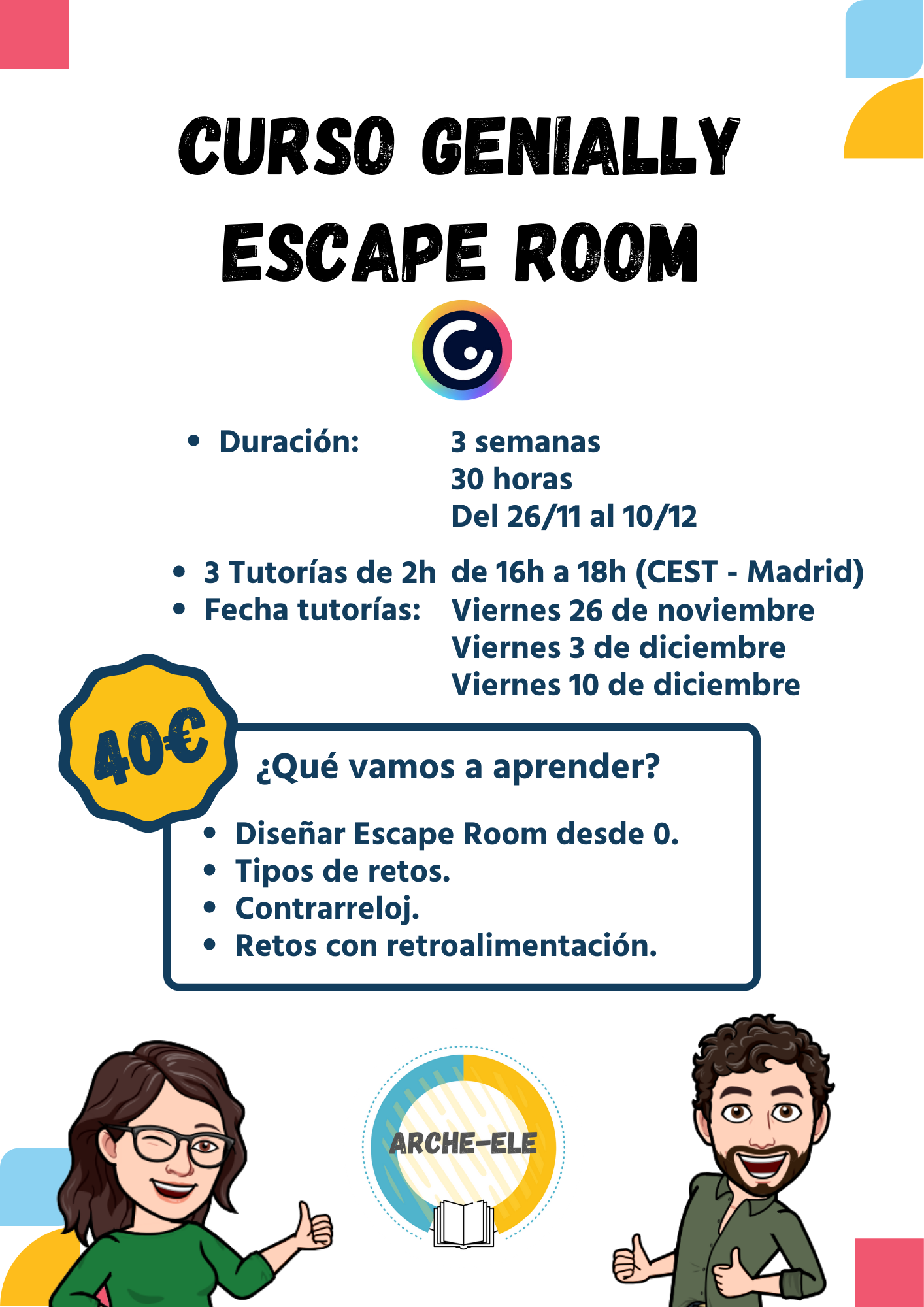 CURSO GENIALLY | Cursos De Formación | Arche-ELE