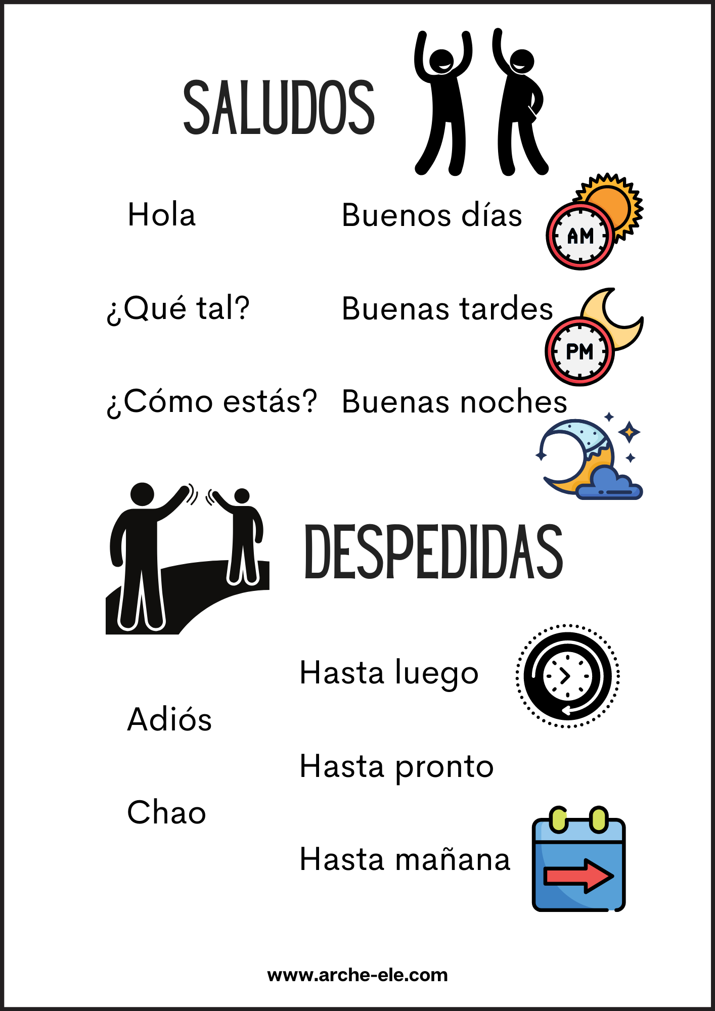 SALUDOS Y DESPEDIDAS | Arche-ELE