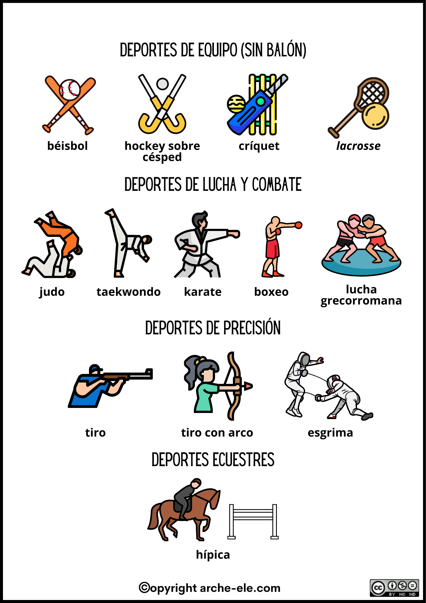 LOS JUEGOS OLÍMPICOS | VOCABULARIO | Arche-ELE